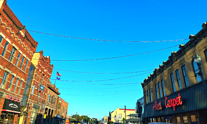 Blattner Helps Add More Festoon Lights To St. Cloud's Downtown